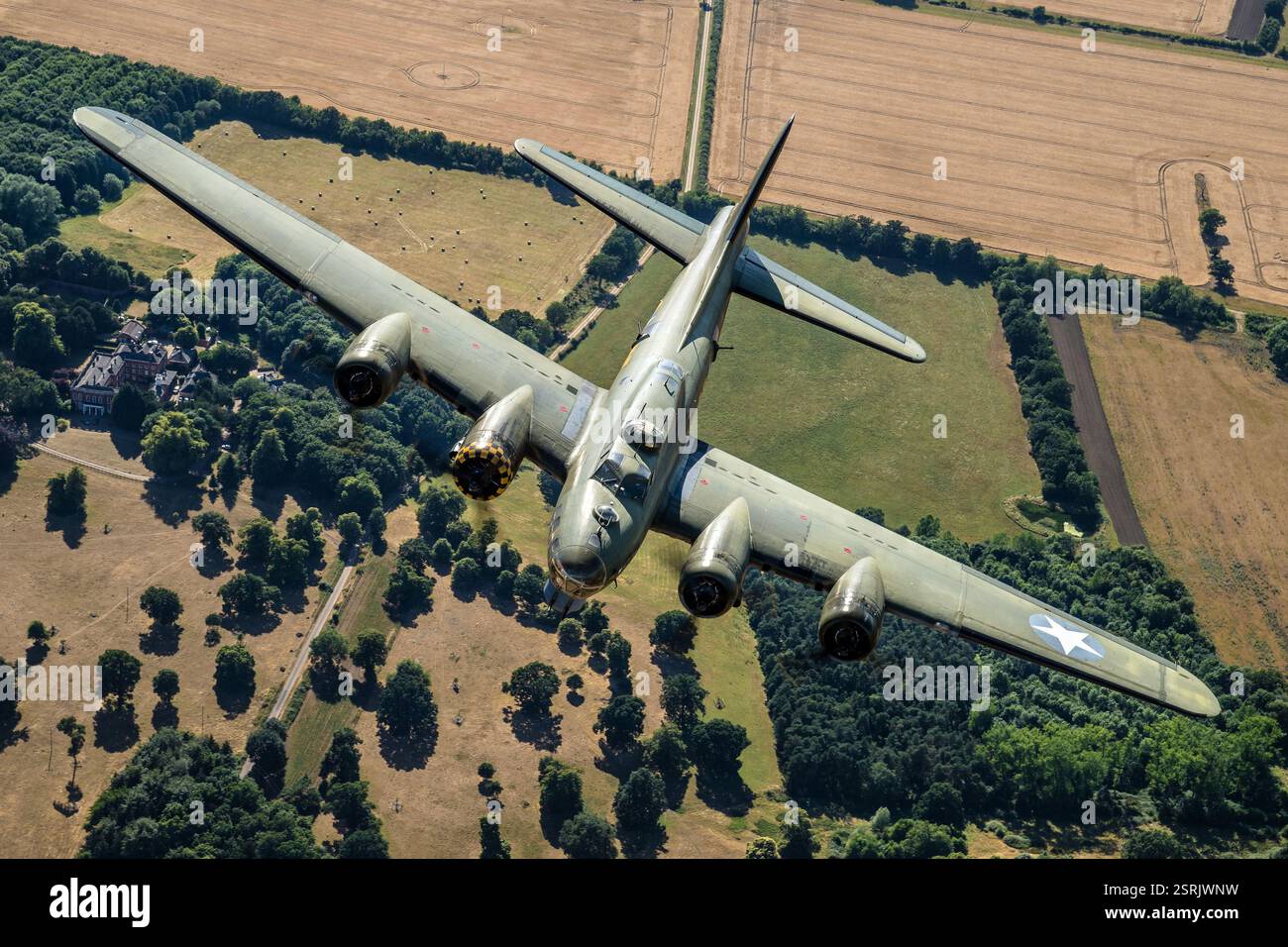 Boeing B-17 Sally B, showcasing its legendary four-engine power ...
