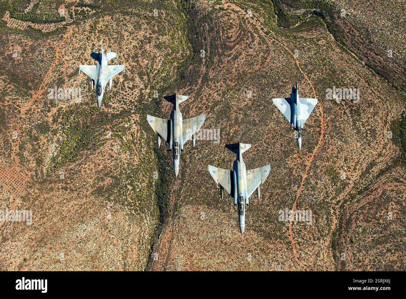 Hellenic Air Force F-4 Phantom, F-16, Mirage 2000: Multi-aircraft ...