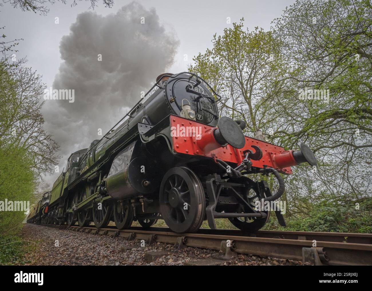 Steam train picture taken at Norton Fitzwarren, Somerset, England, UK ...