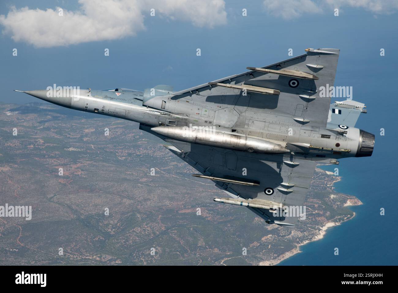 Hellenic Air Force Mirage 2000: A single-engine, delta-wing fighter jet ...