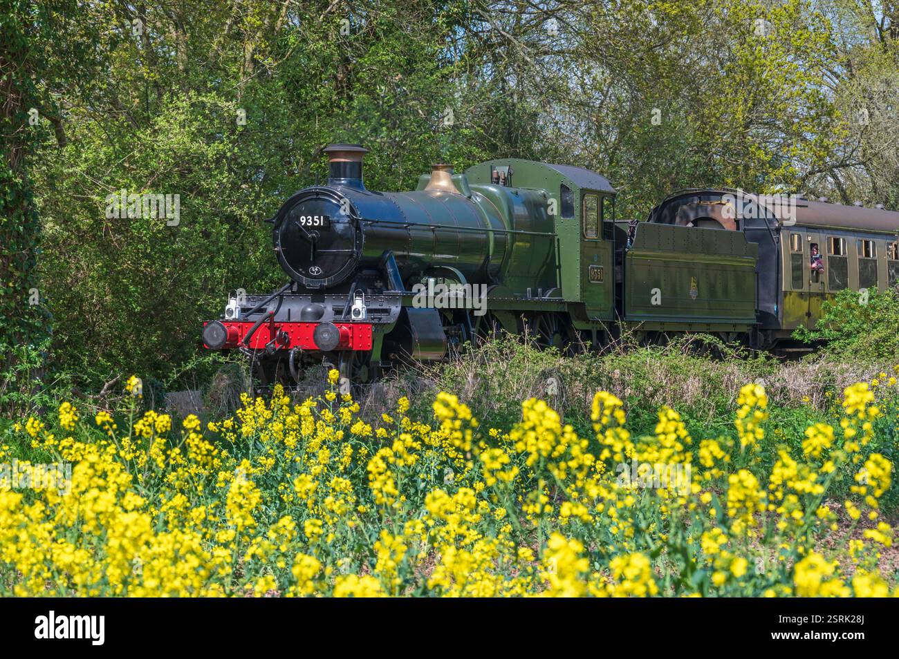 Steam train picture taken at Norton Fitzwarren, Somerset, England, UK ...