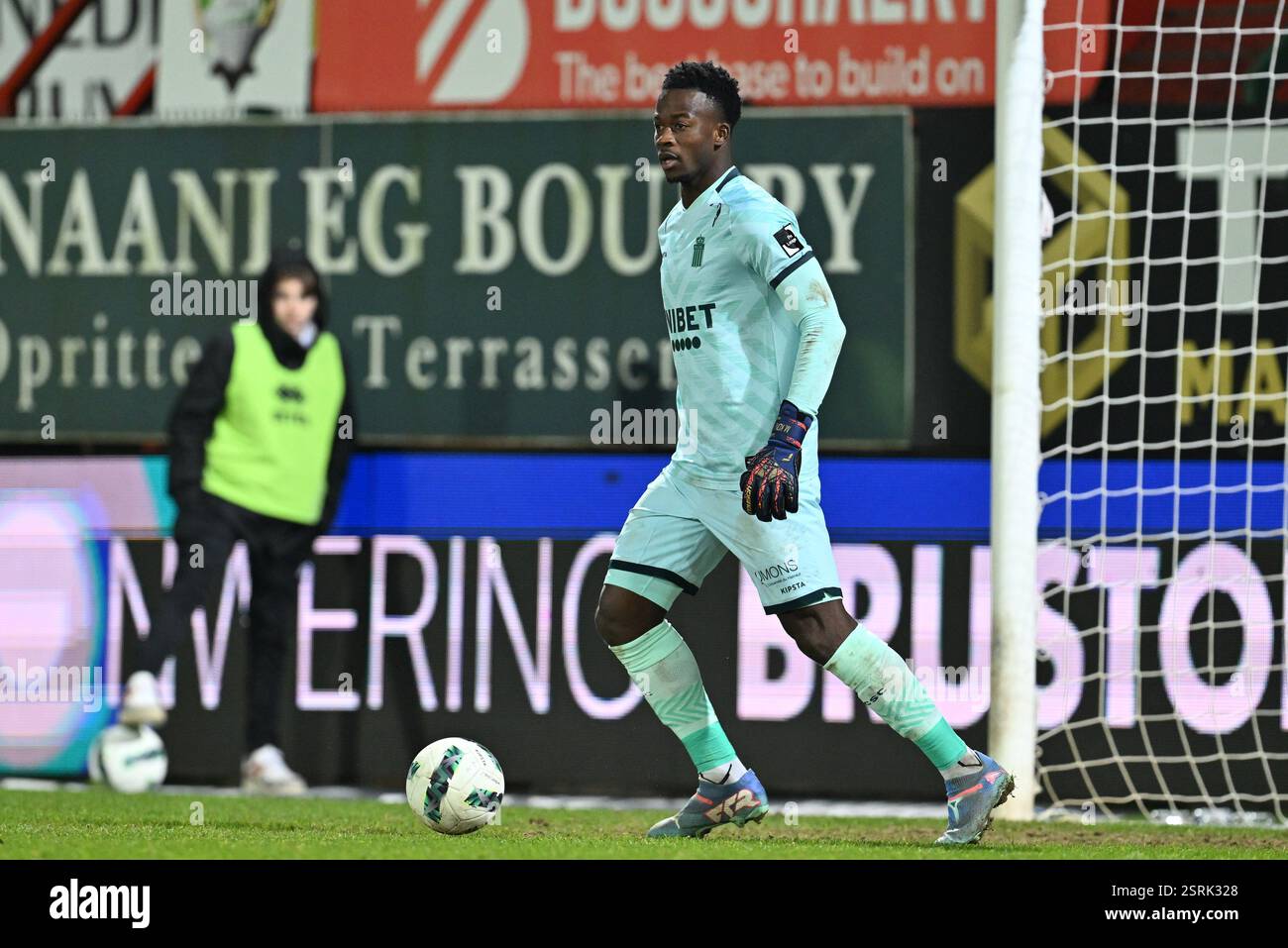 Kortrijk, Belgium. 26th Dec, 2024. goalkeeper Mohamed Kone (30) of ...