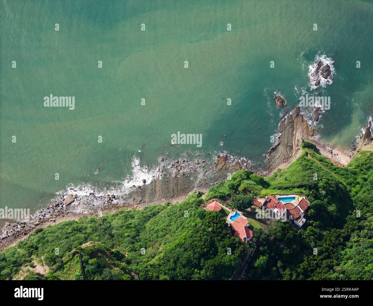 Scenic drone shot tropical pool hi-res stock photography and images - Alamy