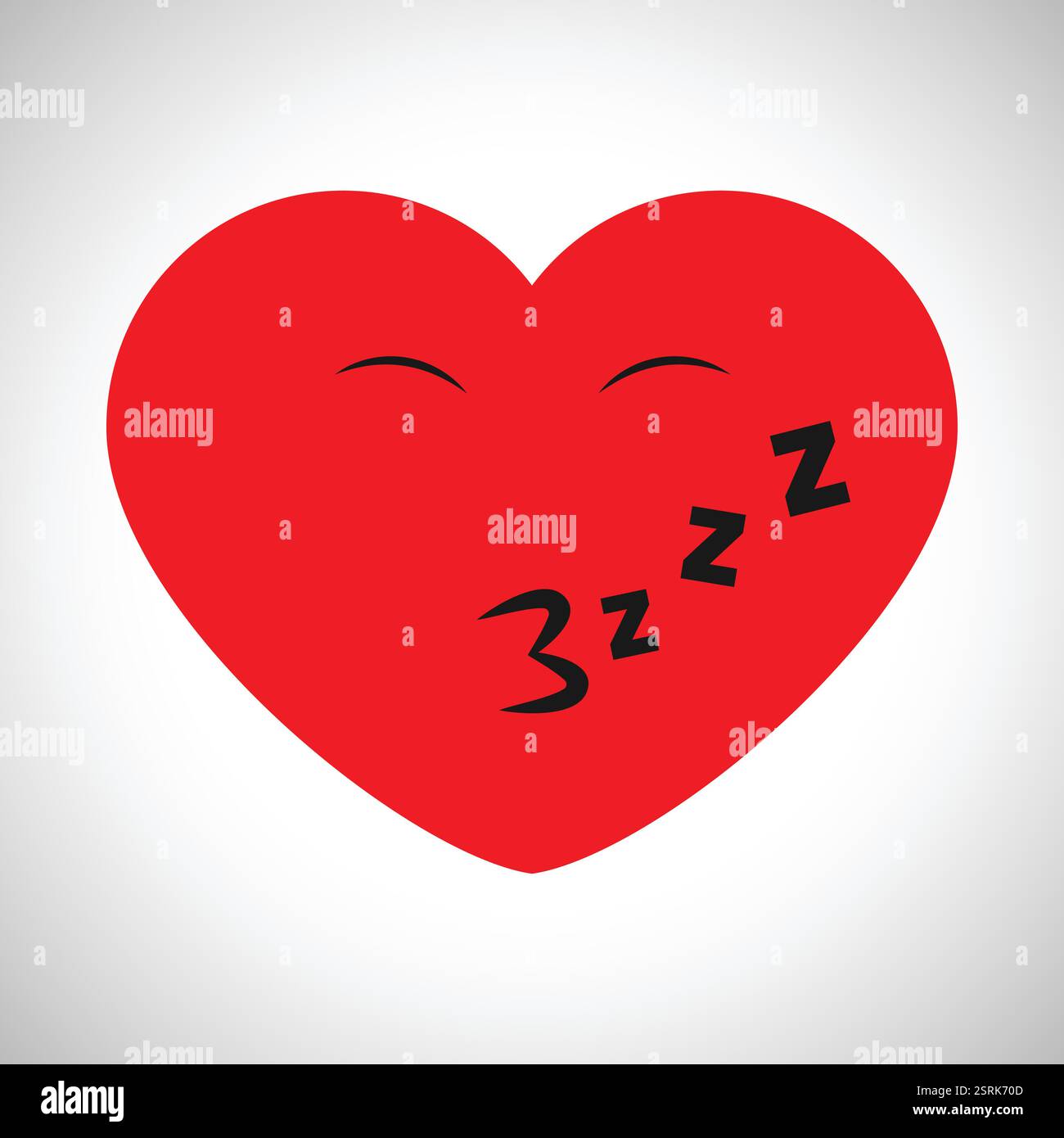Winking cartoon heart. Symbol of Love. Vector illustration Stock Vector ...