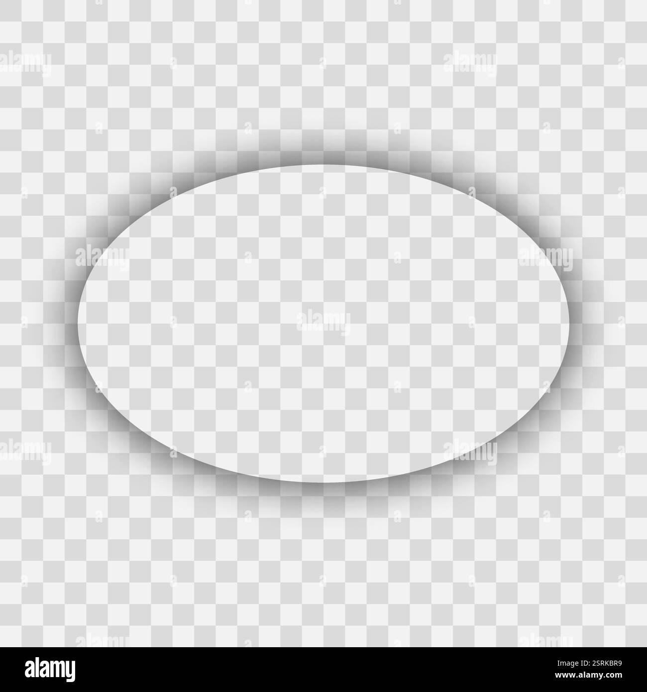 Dark transparent realistic shadow. Oval shadow isolated on transparent ...