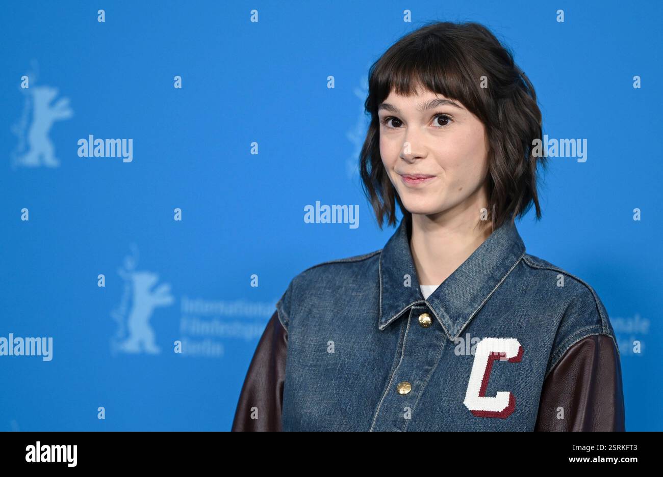 Berlin, Germany. 16th Feb, 2025. Actress Clara Pacini at the photocall ...