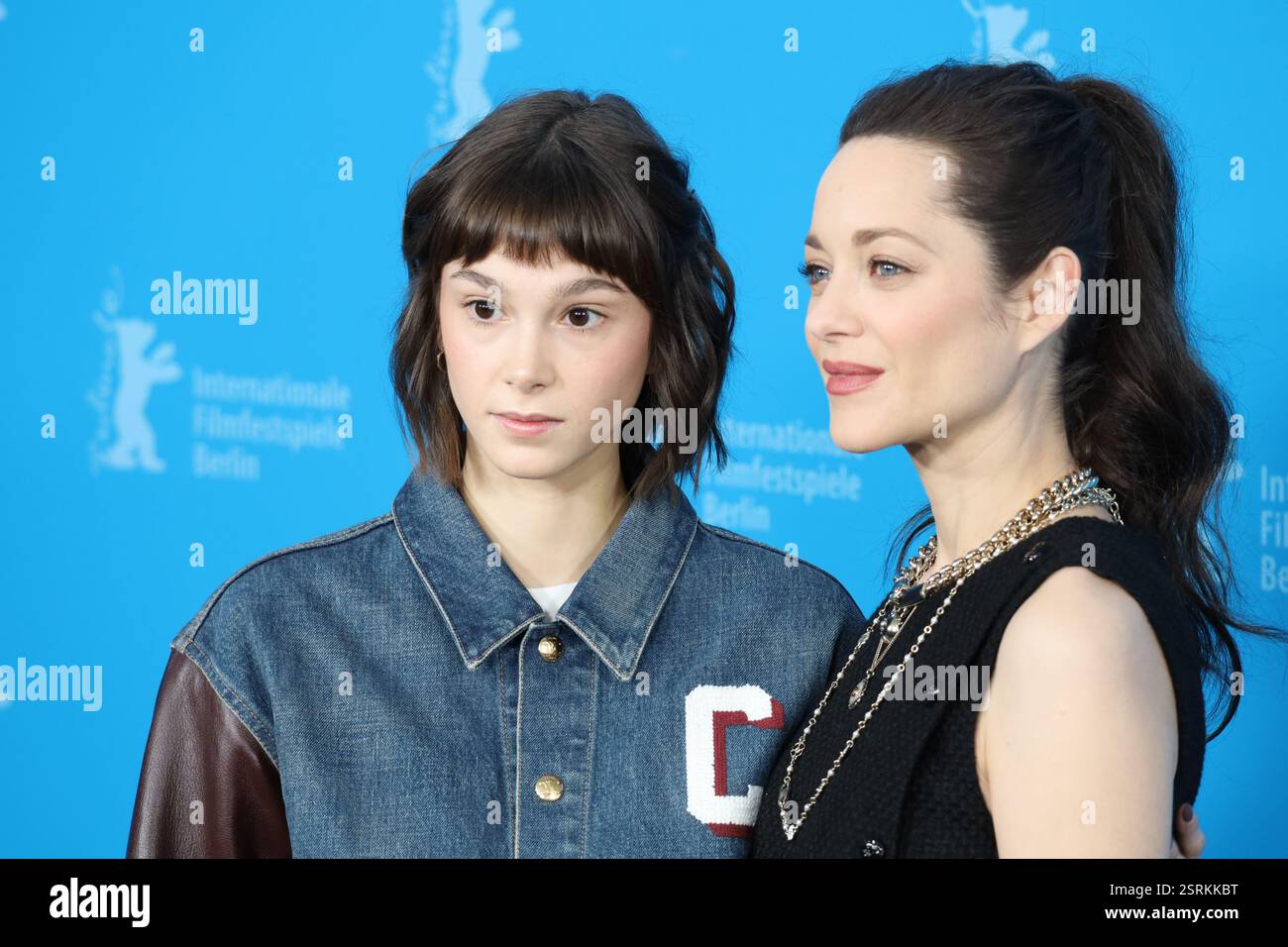 Berlin, Germany, 16th February 2025, Marion Cotillard and Clara Pacini ...