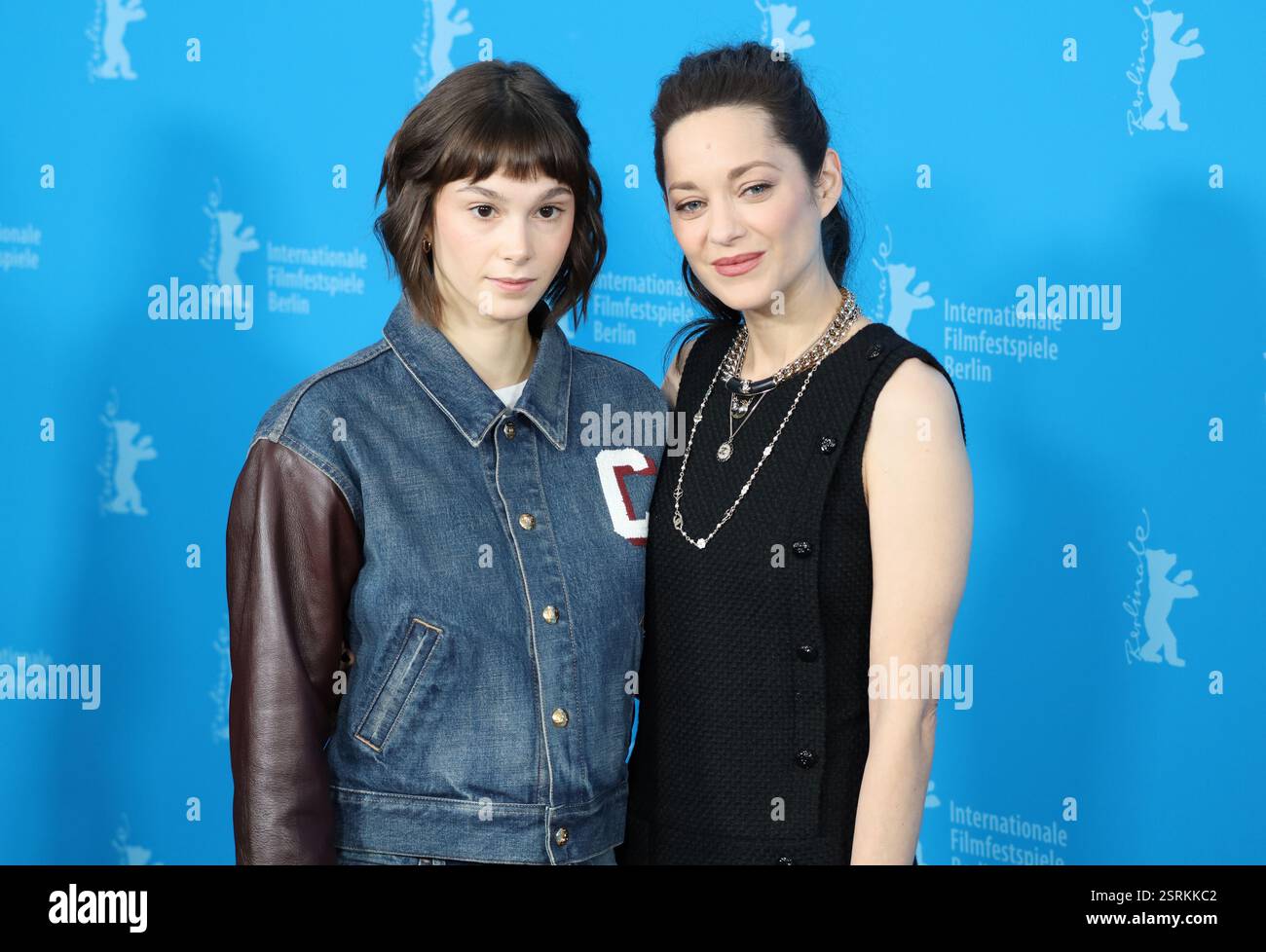 Berlin, Germany, 16th February 2025, Marion Cotillard and Clara Pacini ...