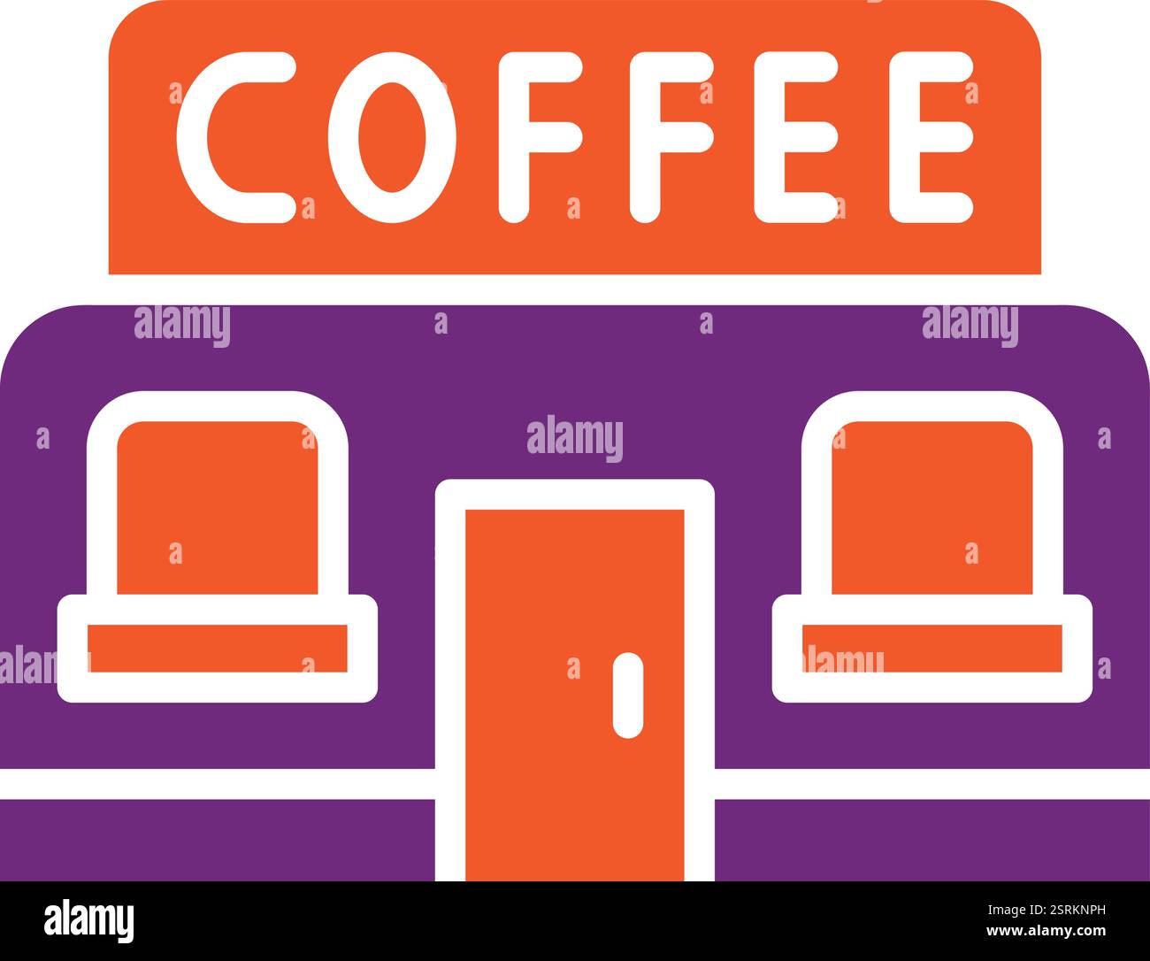 Coffee shop Vector Icon Design Illustration Stock Vector Image & Art ...