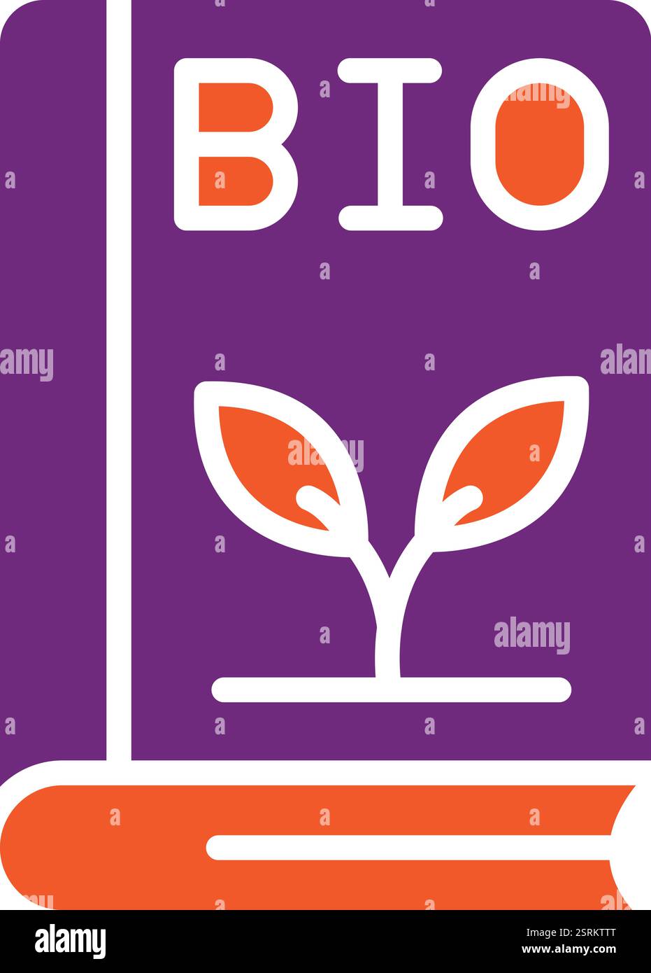 Bio book Vector Icon Design Illustration Stock Vector Image & Art - Alamy