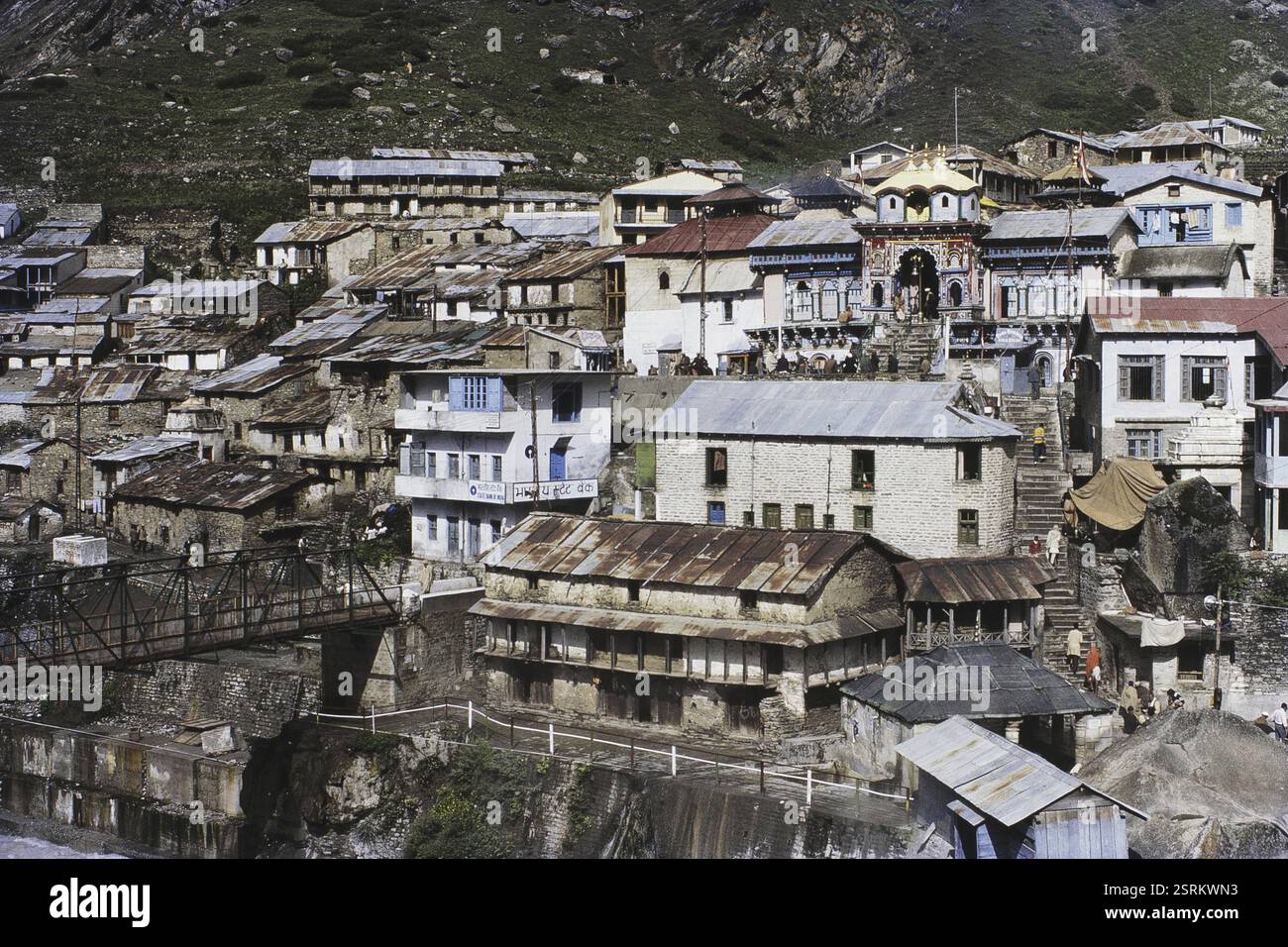 Badrinath temple in Uttar Pradesh, India, Asia Stock Photo - Alamy