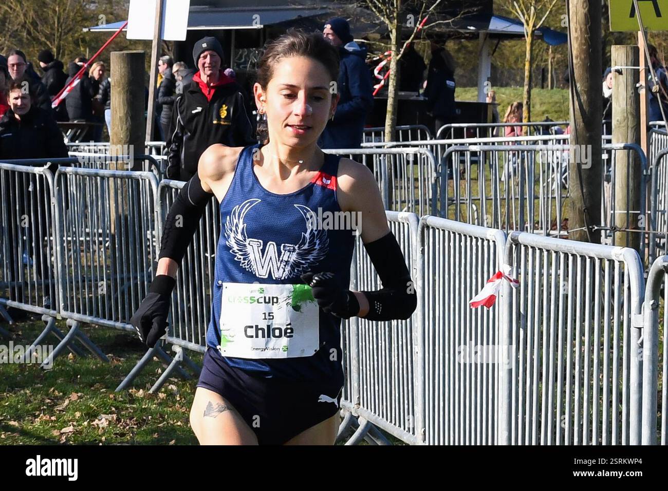 Roeselare, Belgium. 16th Feb, 2025. Belgian Chloe Herbiet pictured in ...