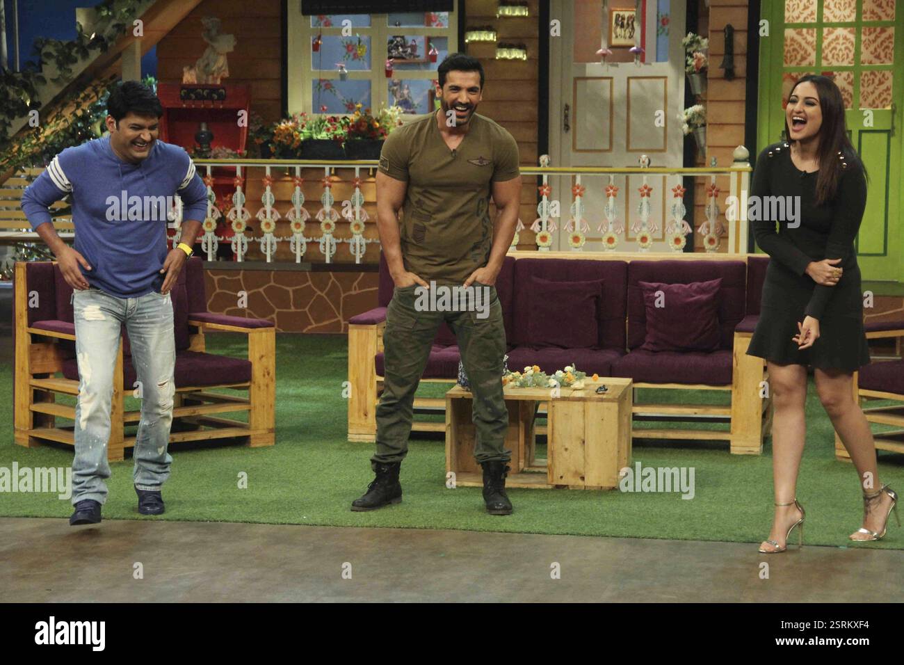 Bollywood actor John Abraham comedian Kapil Sharma Sonakshi Sinha ...
