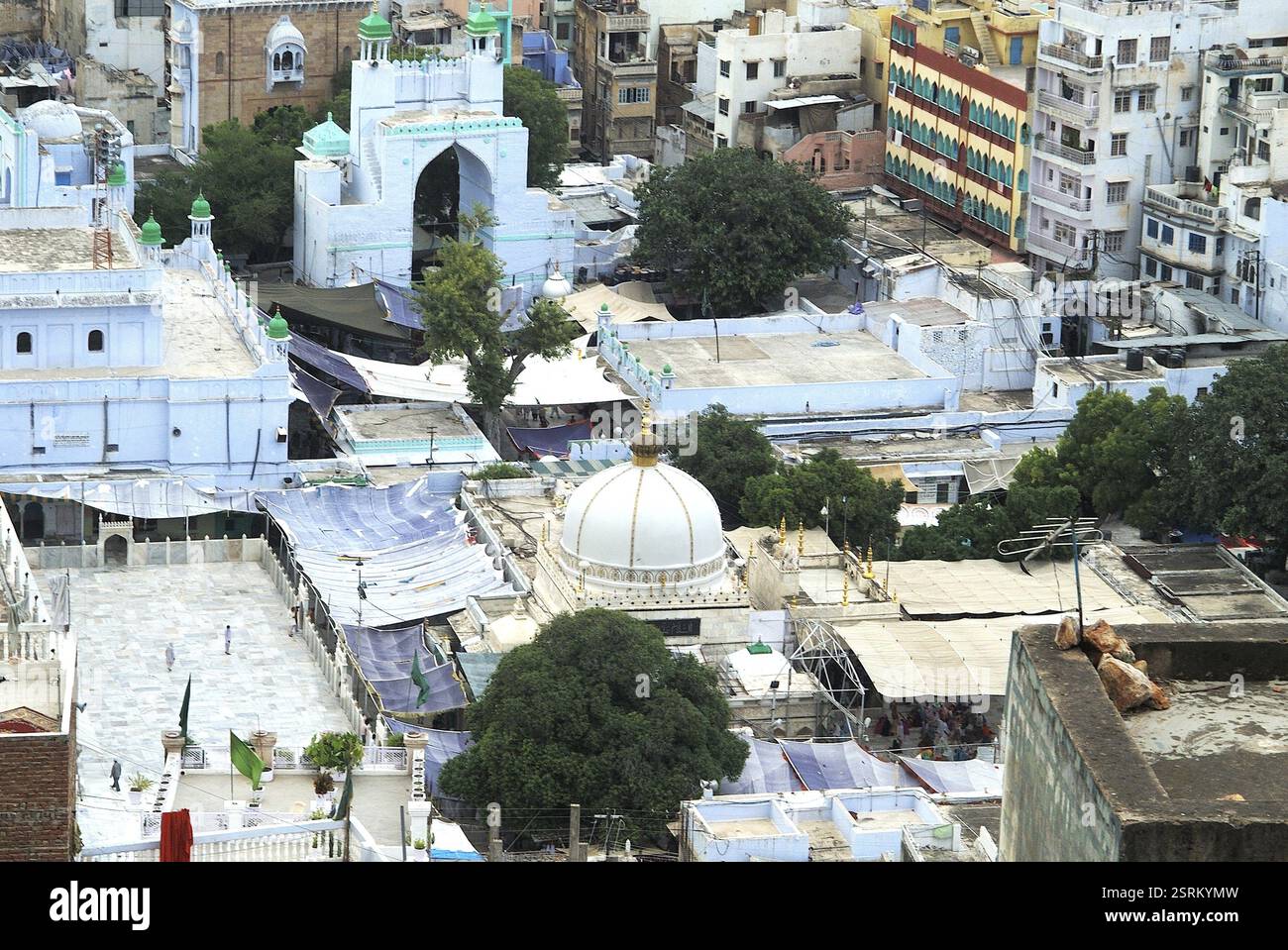 View of dargah khwaja garib nawaz, Ajmer, Rajasthan, India, Asia Stock ...