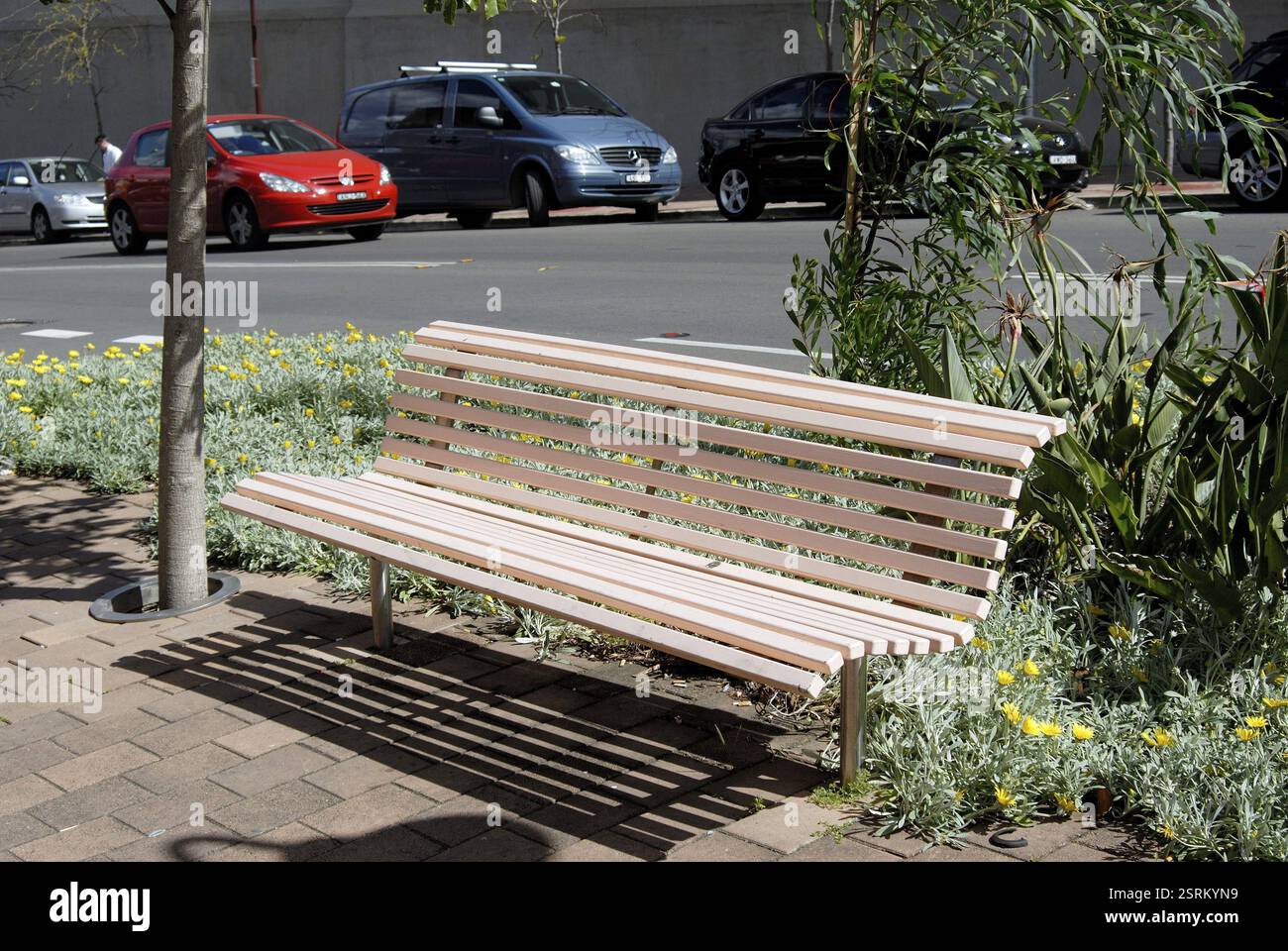 Roadside bench, Sydney, Australia, Oceania Stock Photo - Alamy