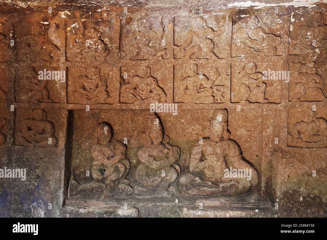 Natha siddha panels depicting Adinath Girija and Matsyendranatha on ...
