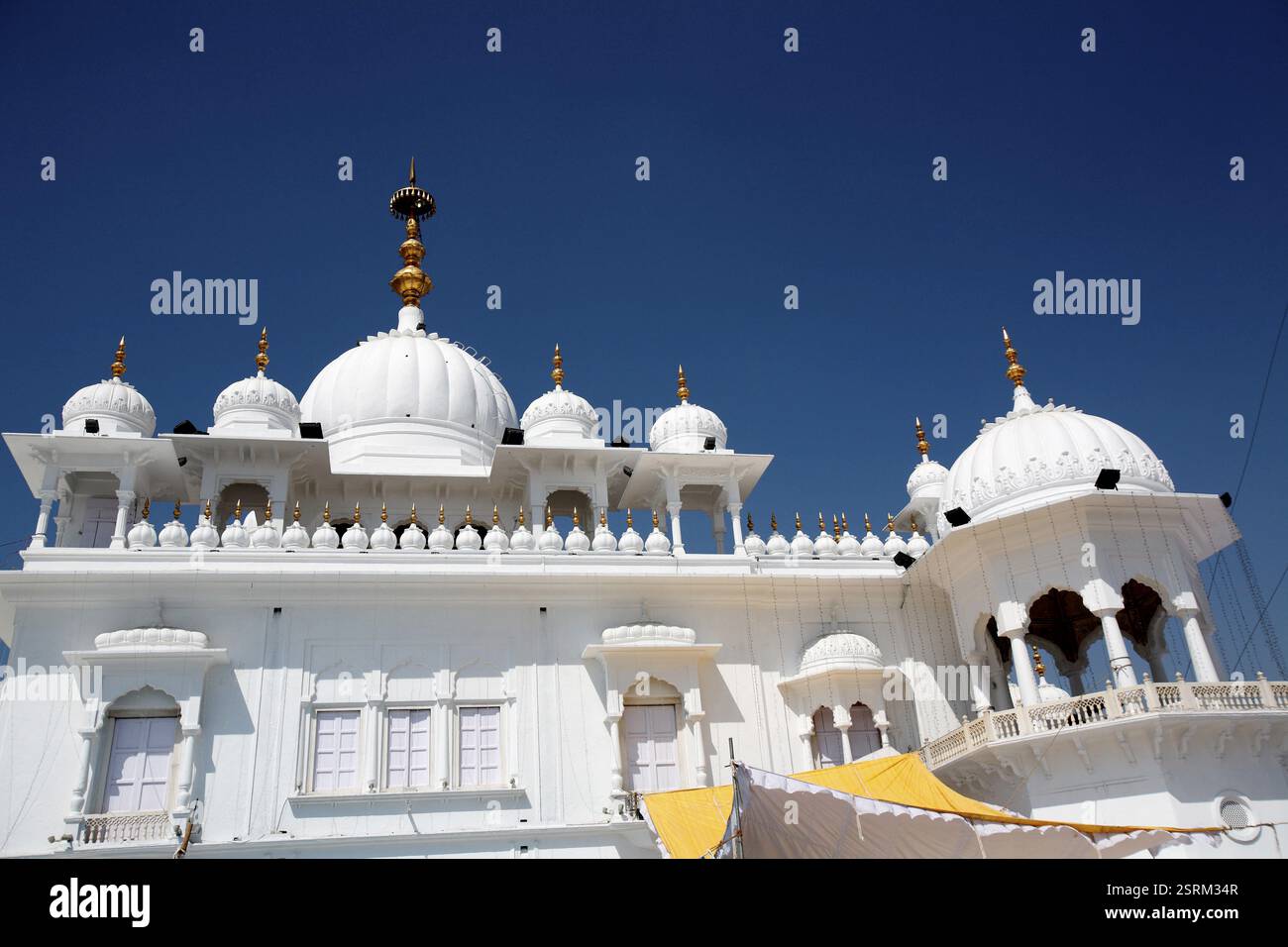 Anandpur Sahib gurudwara in Rupnagar district in Punjab, India, Asia Stock Photo - Alamy