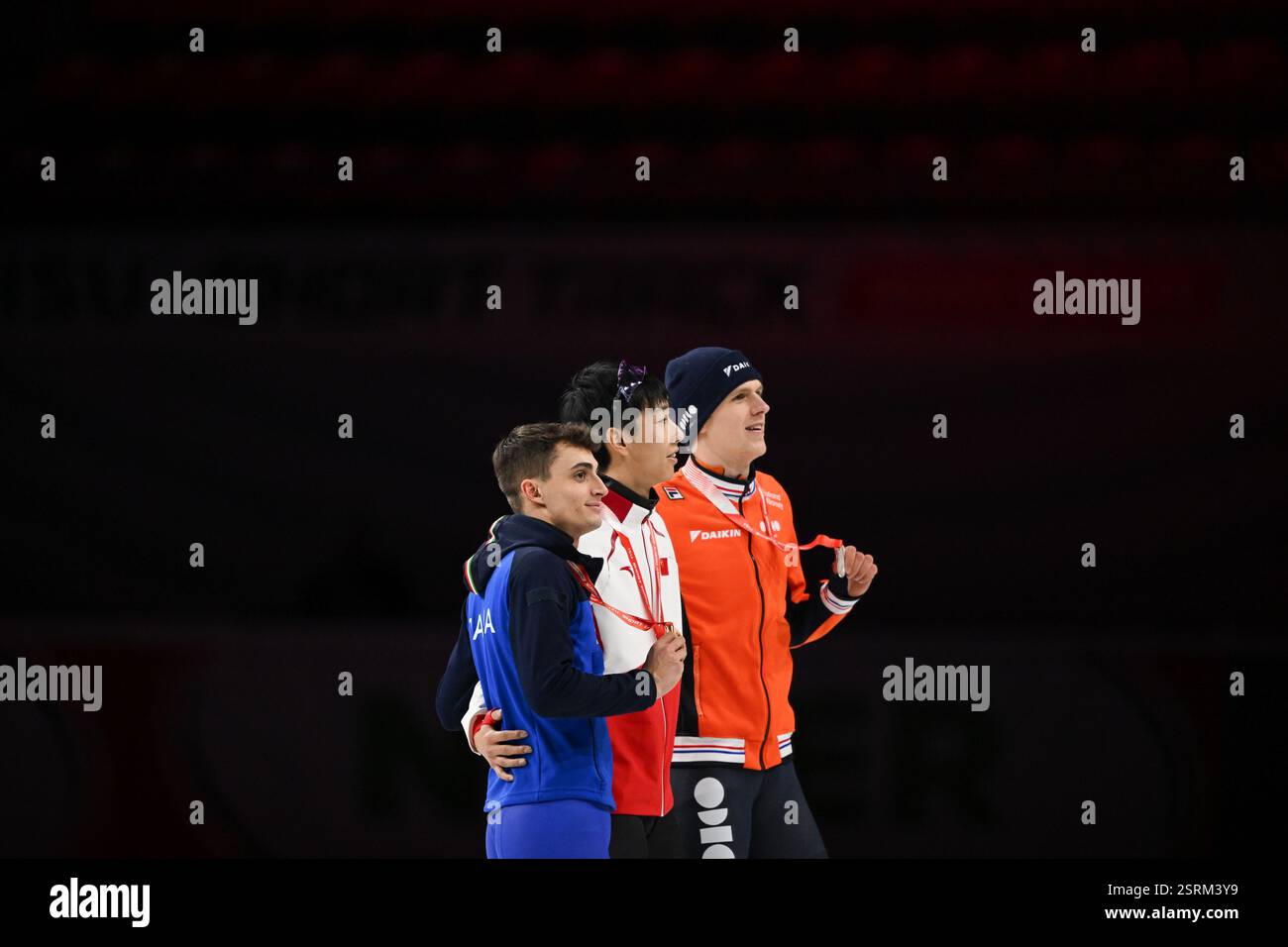 SIGHEL Pietro of Italy, SUN Long of China and BOER Teun of Nederland ...