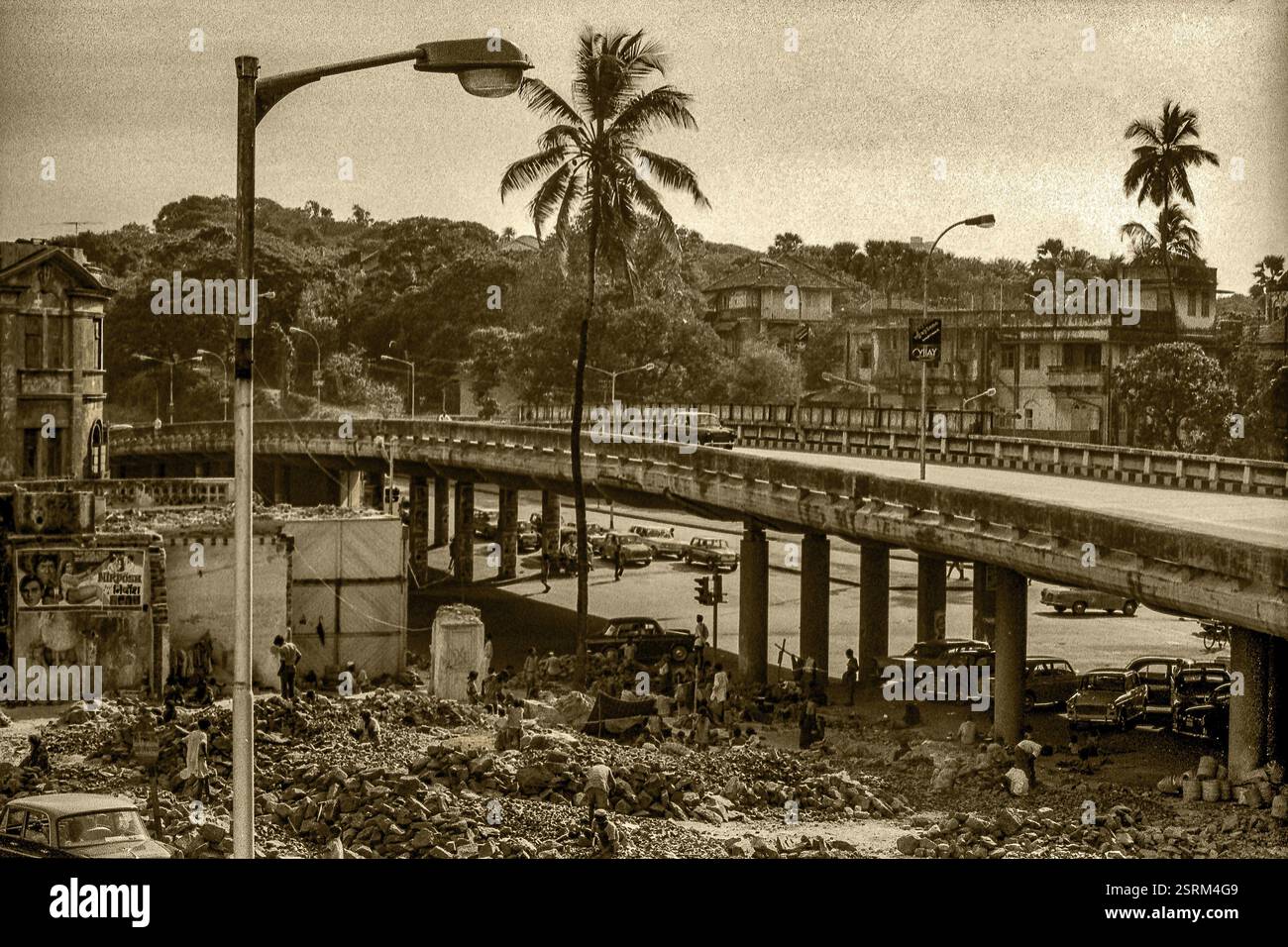 Vintage photo of Kemps Corner flyover, Mumbai, Maharashtra, India, Asia ...