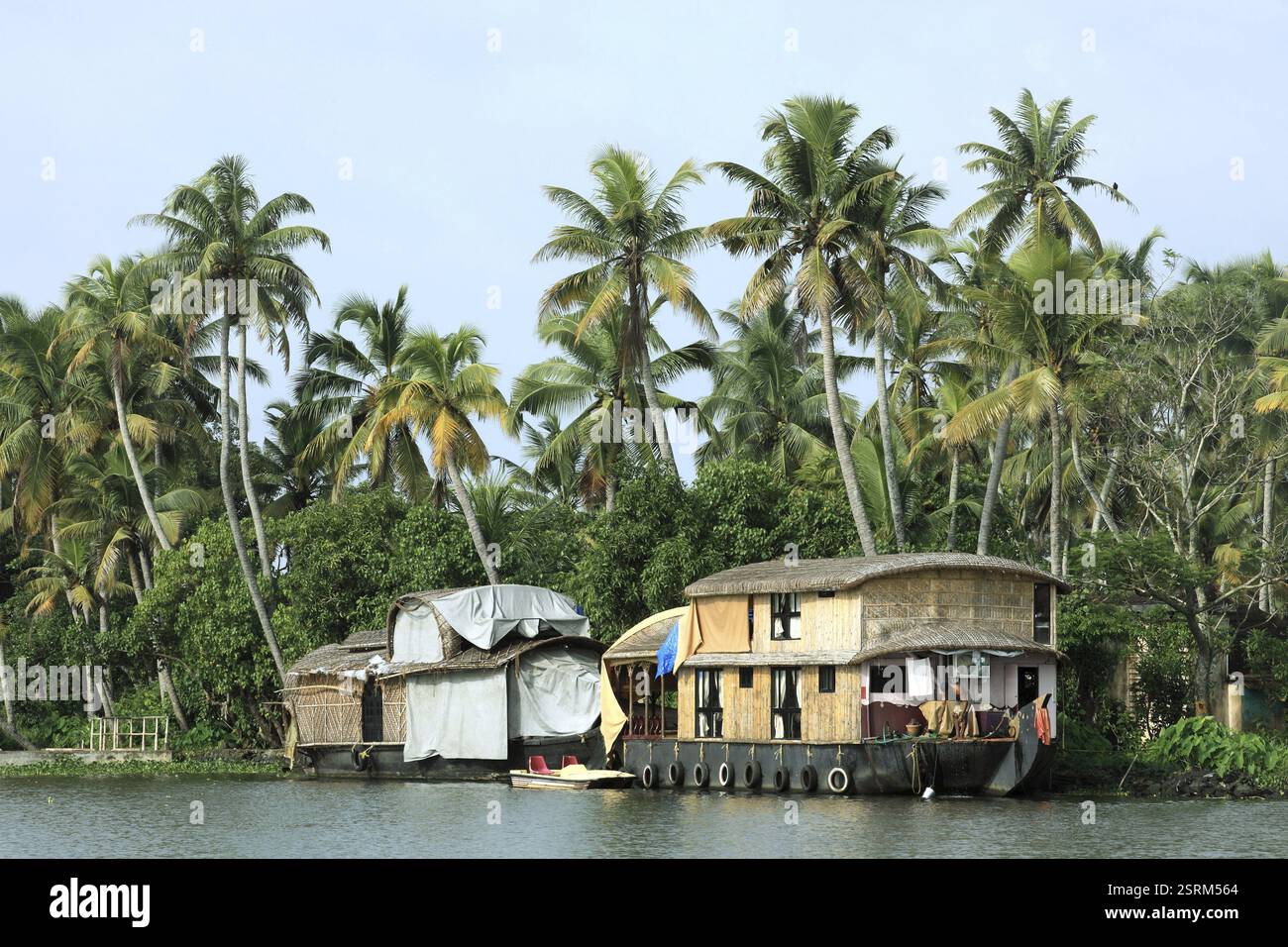 House boat at punnamada lake, Alleppey, Alappuzha, Kerala, India, Asia ...