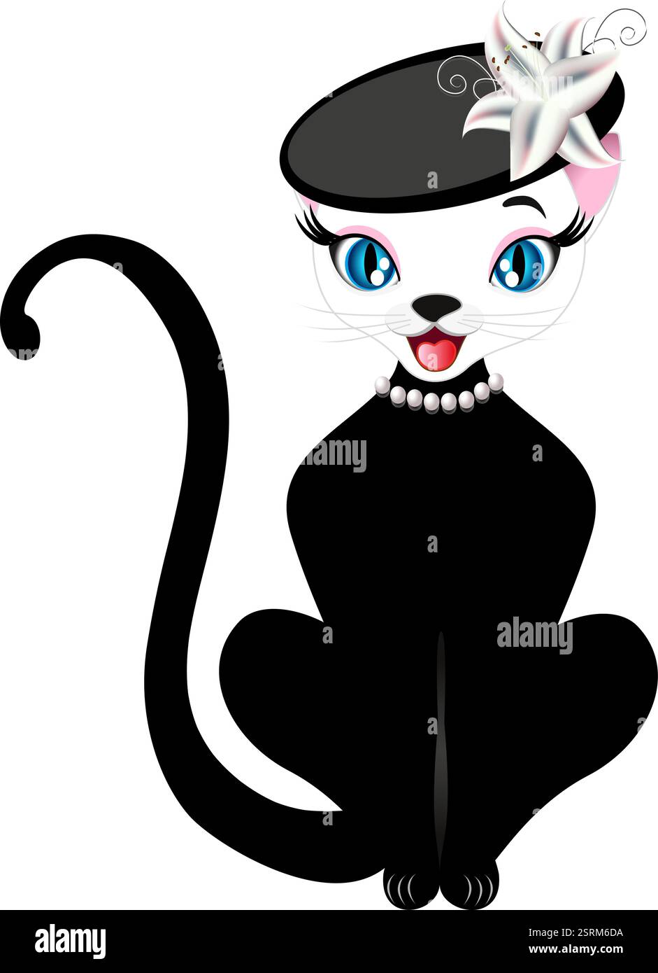 Cat in the hat sign Stock Vector Images - Alamy