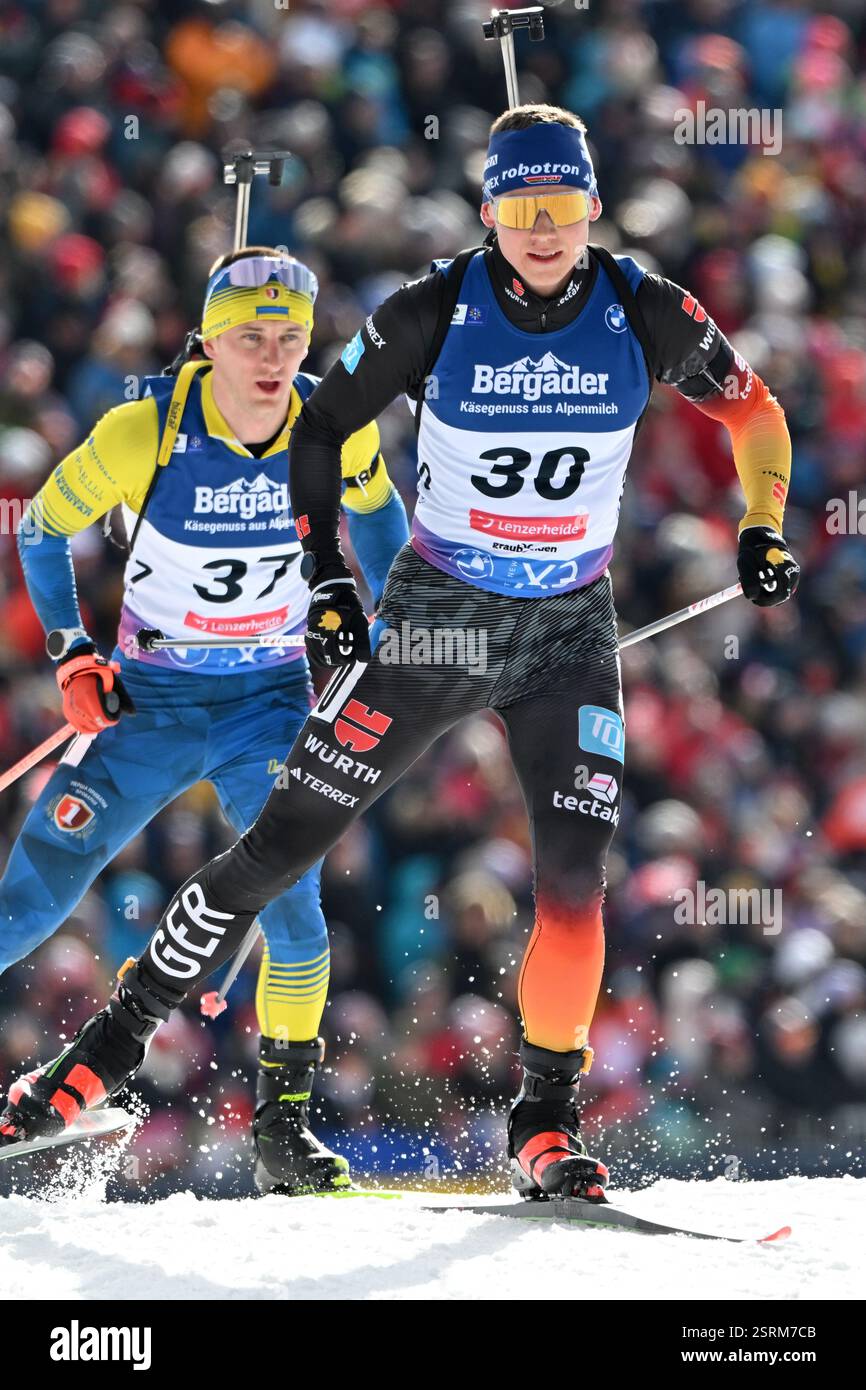 Lenzerheide, Switzerland. 16th Feb, 2025. Biathlon, World Championships ...