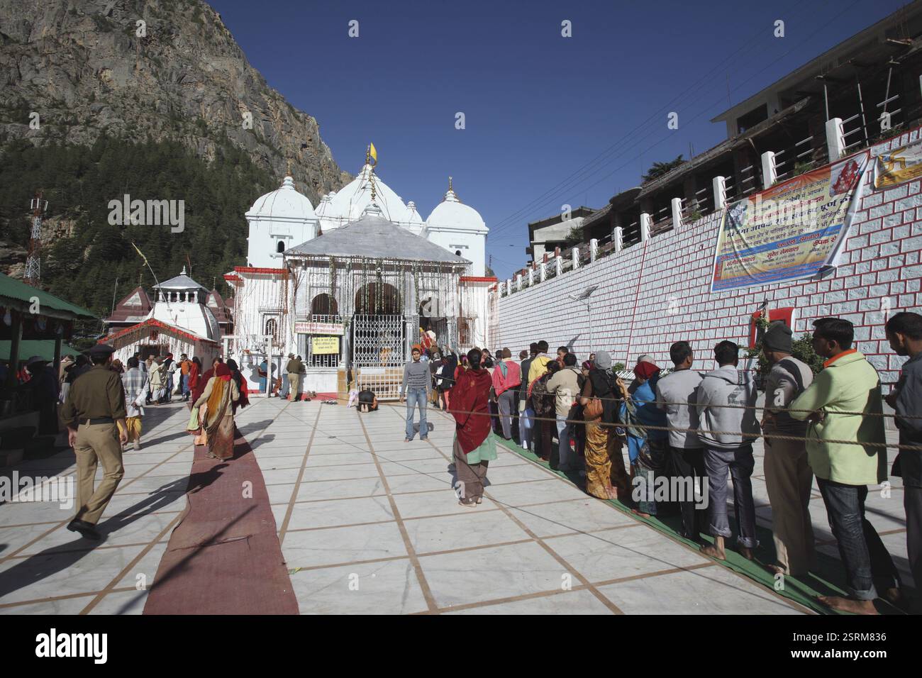 Worshipper Ganga temple Gangotri Uttarakhand India Stock Photo - Alamy