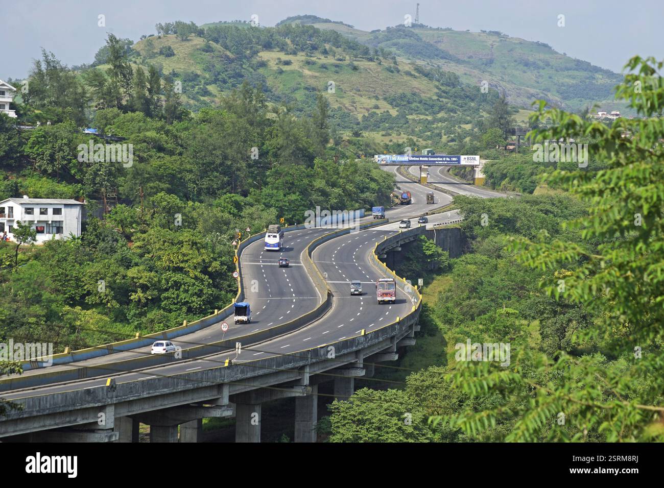 National Highway N H 4 expressway Khandal Lonavala, Maharashtra, India ...