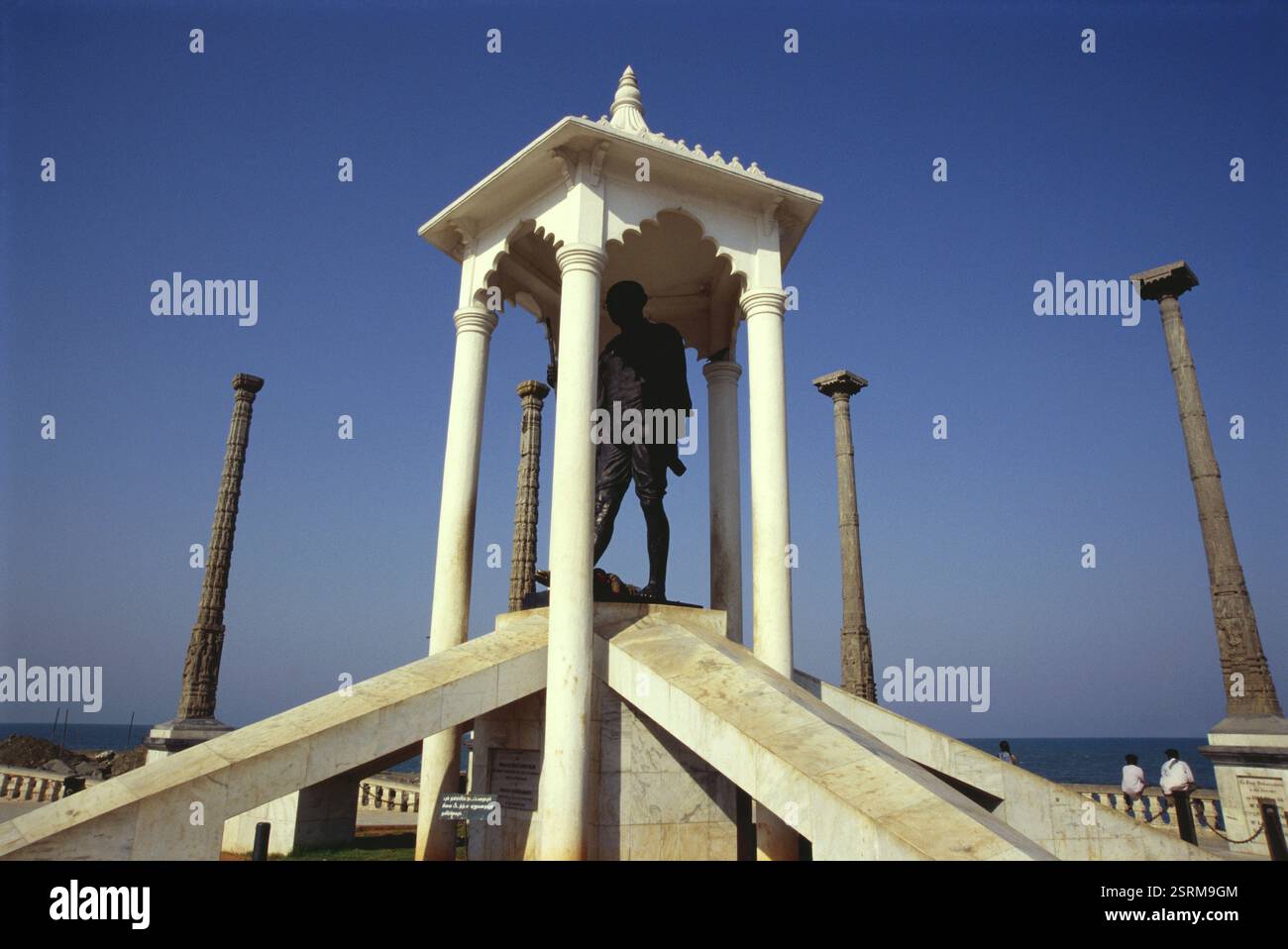 The Gandhi statue, Pondicherry, India, Asia Stock Photo - Alamy