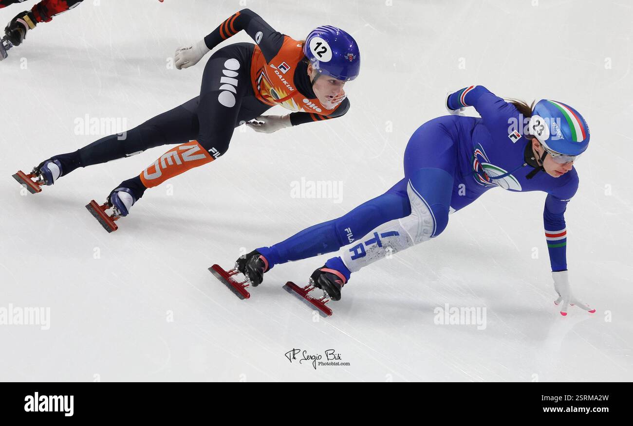 ISU Short Track World Tour 2025 Final 2000 Mix Relay Milano 16/02/25 ...