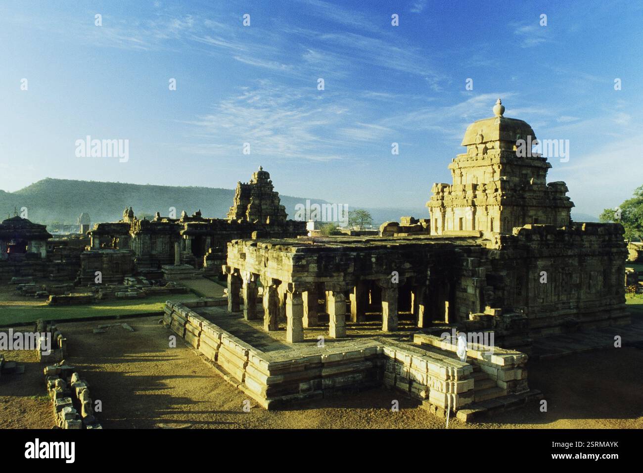 Structure of Pattadakal Temple, Karnataka, India, Asia Stock Photo - Alamy