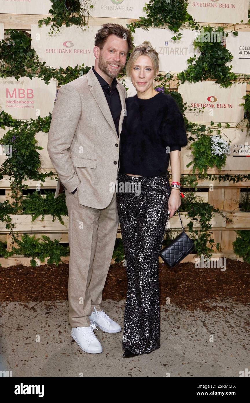 Ken Duken und Marisa Leonie Bach bei der Medienboard Party 2025 im ...