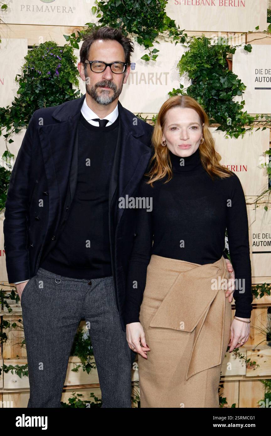 Christopher Doll und Karoline Herfurth bei der Medienboard Party 2025 ...