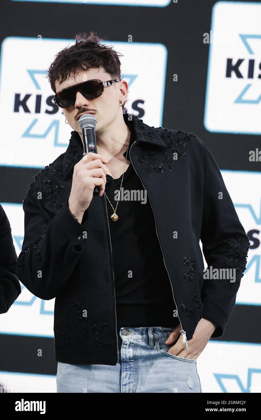 Milan, Italy. 15th Feb, 2025. Sanremo, Celebrity sightings during ...