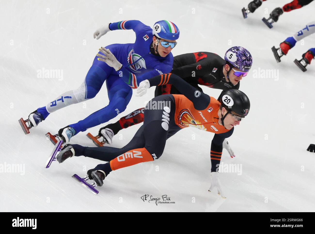 Milan, Italy. 16th Feb, 2025. ISU Short Track World Tour 2025 Final ...