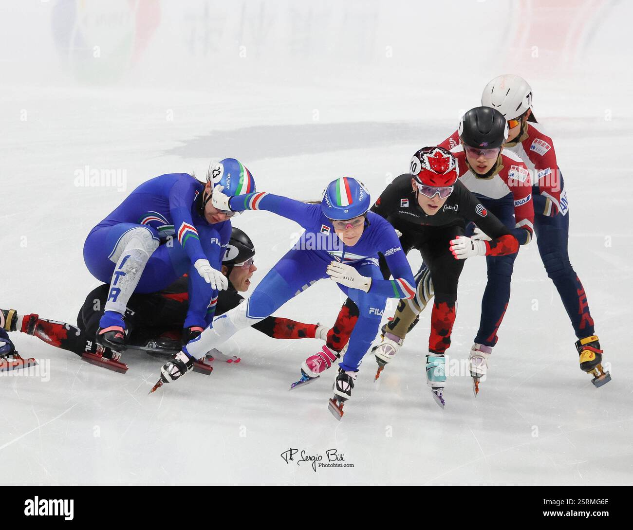 Milan, Italy. 16th Feb, 2025. ISU Short Track World Tour 2025 Final ...