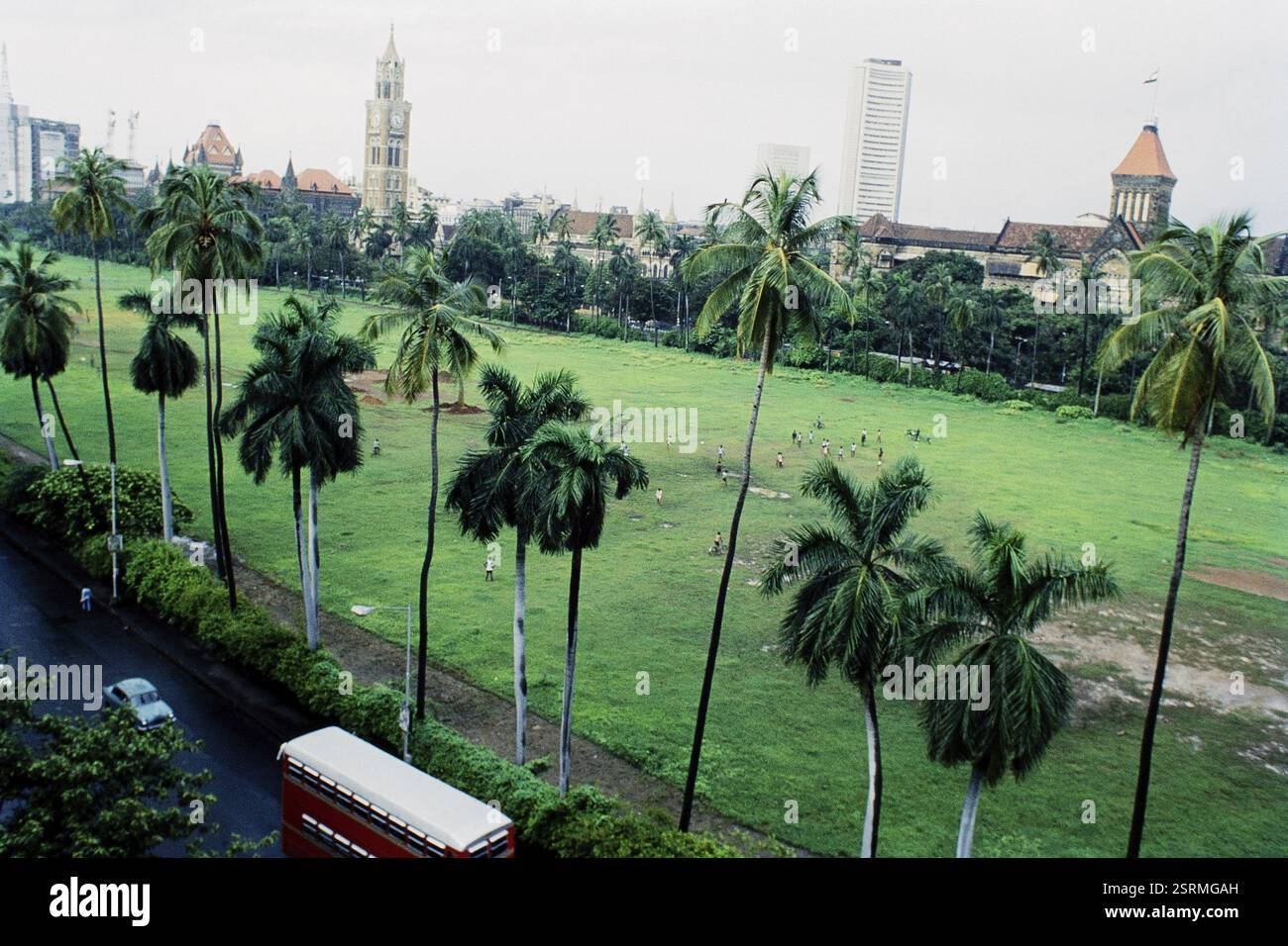 Exterior of Oval Maidan and Rajabai Tower, Mumbai, Maharashtra, India ...