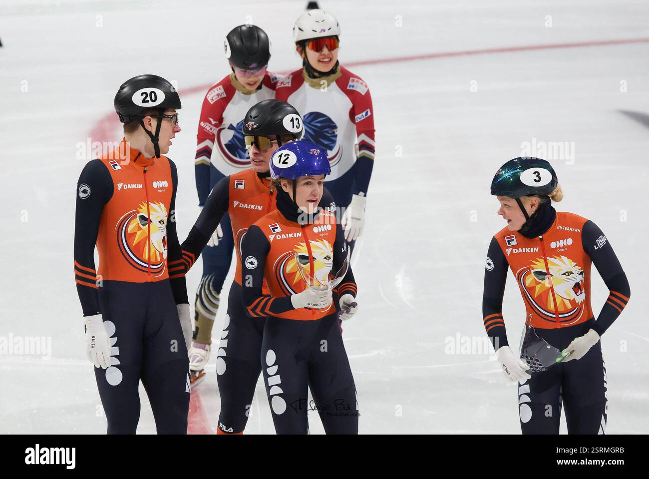 Milan, Italy. 16th Feb, 2025. ISU Short Track World Tour 2025 Final ...