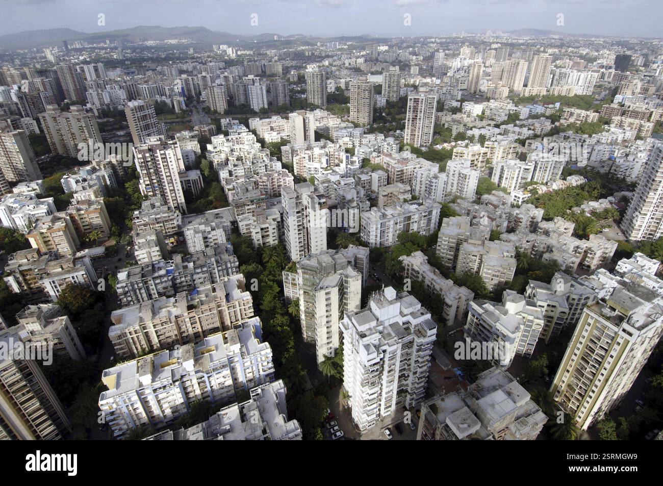 Skyline from Oberoi Heights building, Mumbai, Maharashtra, India, Asia ...
