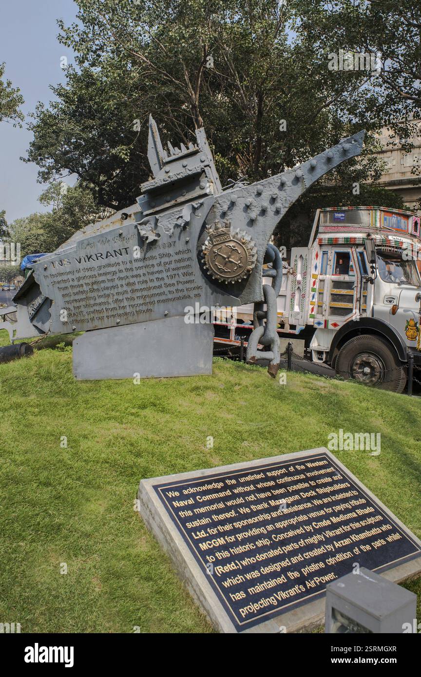 Vikrant Navy ship memorial, Mumbai, Maharashtra, India, Asia Stock ...