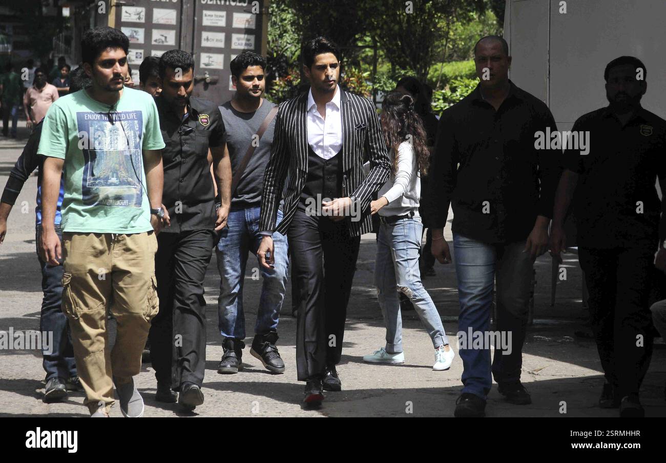 Bollywood actor Sidharth Malhotra during the promotion of film Baar ...