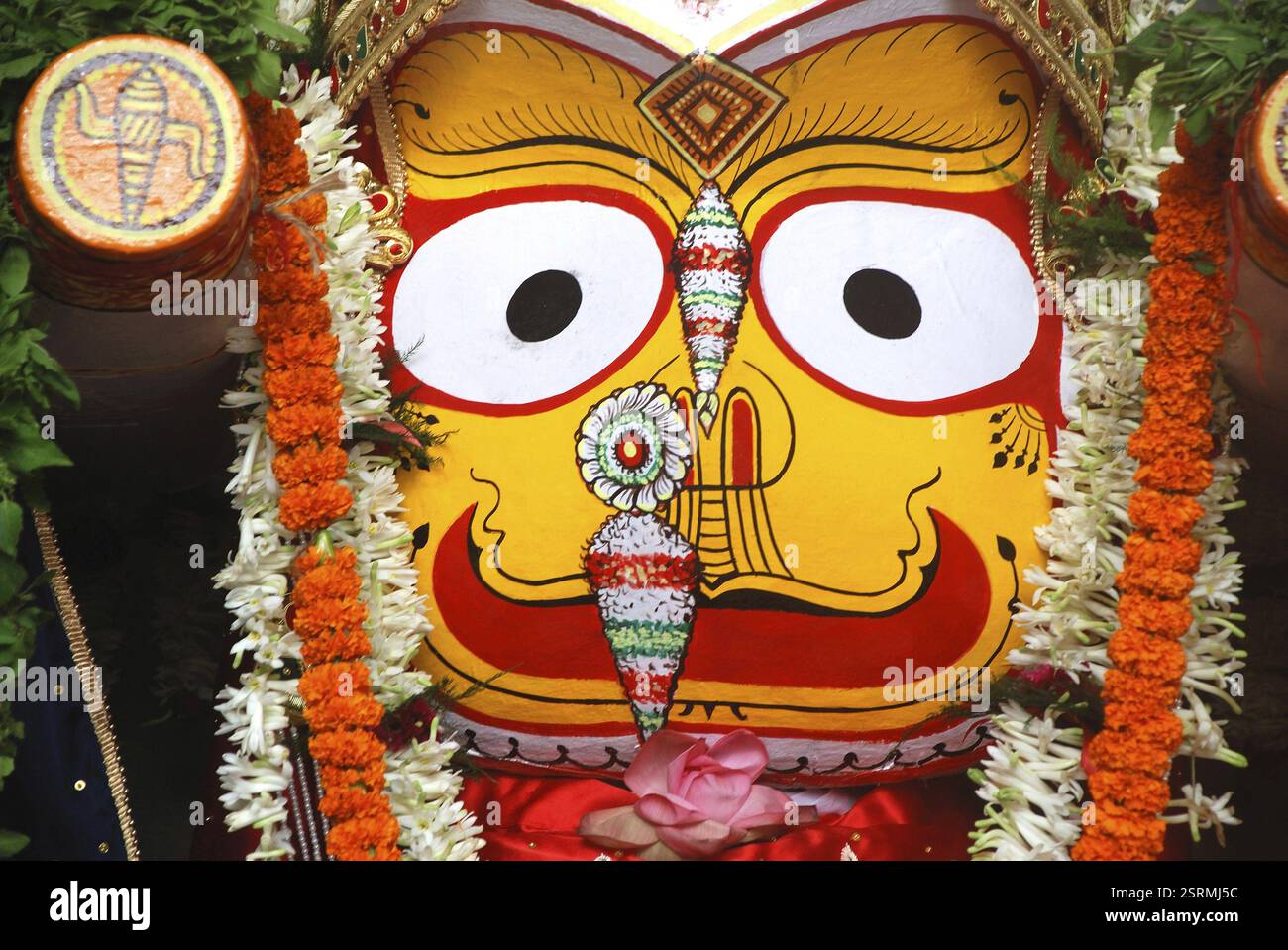 Lord Balabhadra in temple town of Jagannath Puri in Orissa, India, Asia ...