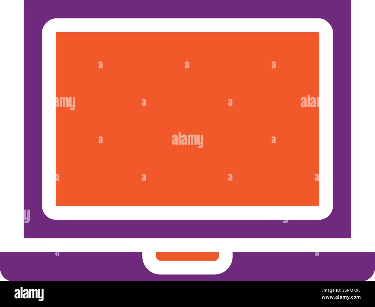 Vector set two laptop Cut Out Stock Images & Pictures - Alamy