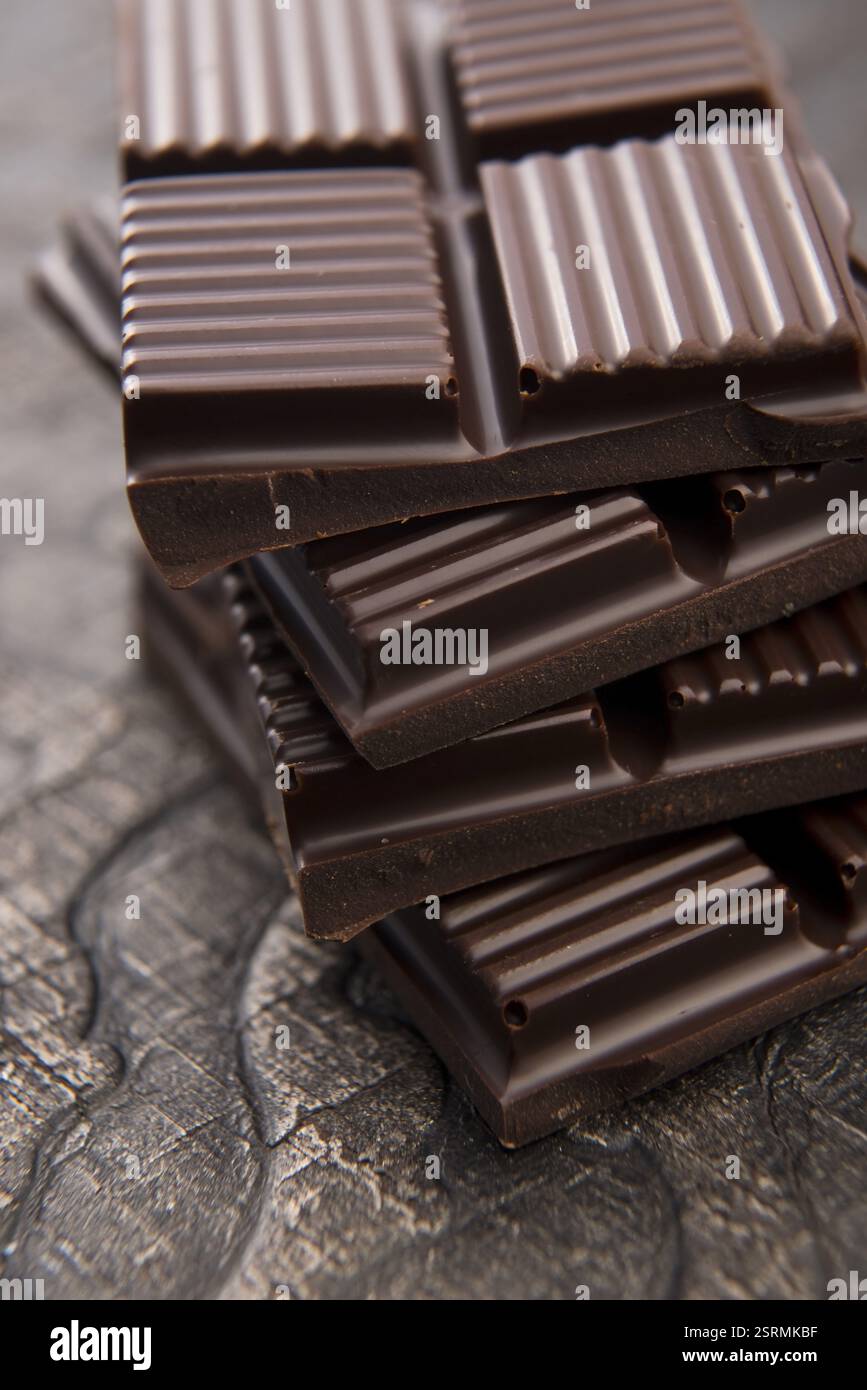 Chopped chocolate, poland Stock Photo - Alamy