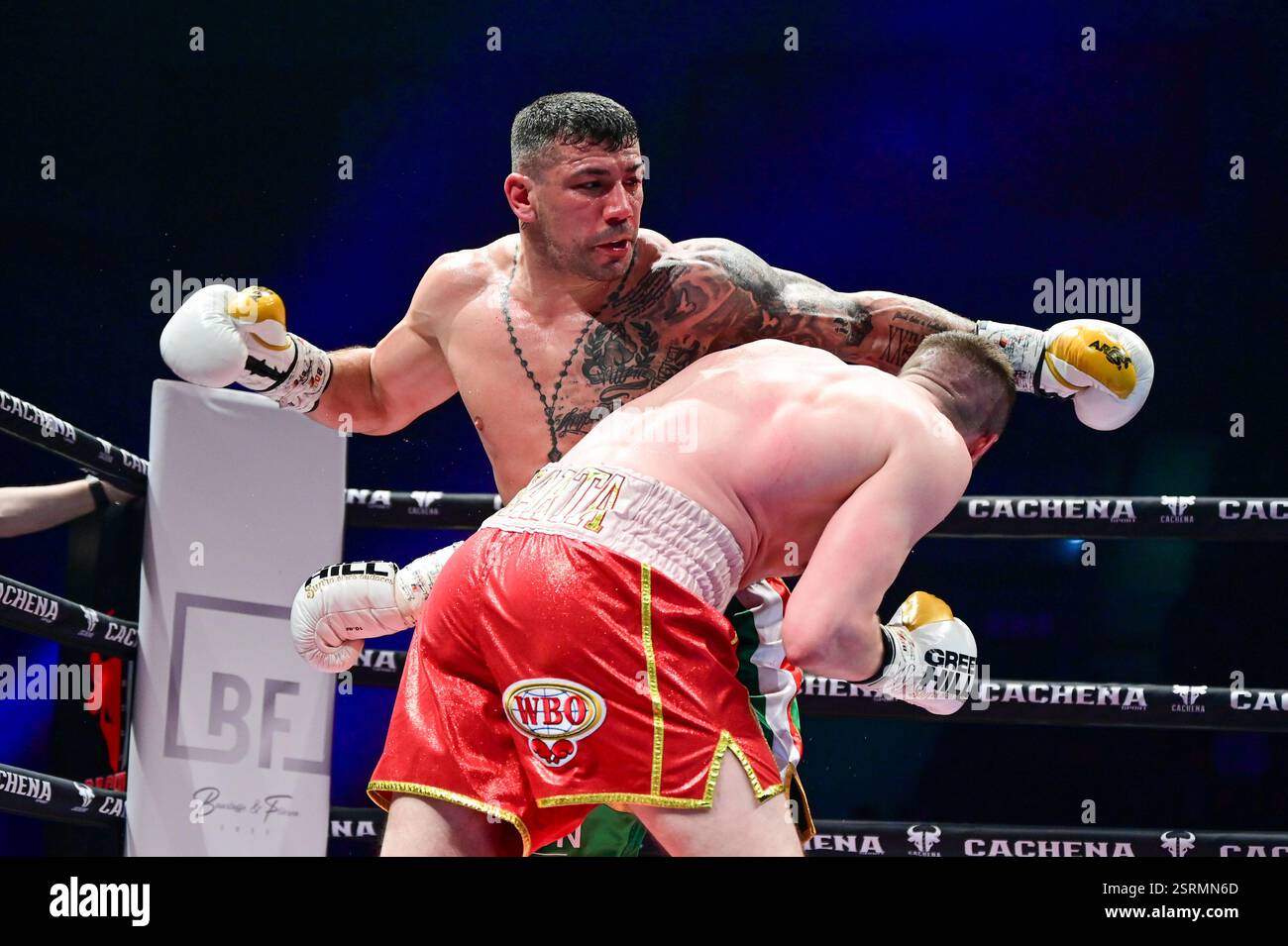 GER, Neu-Ulm, AGON x Sturm Boxing Fight Night am 15. Februar 2025 in ...