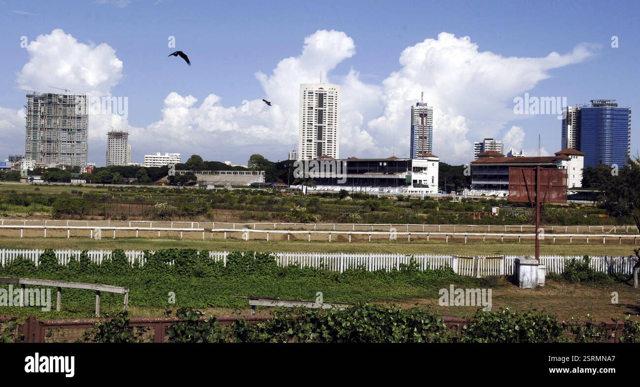 Mahalaxmi Race Course buildings, Mumbai, Maharashtra, India, Asia Stock ...