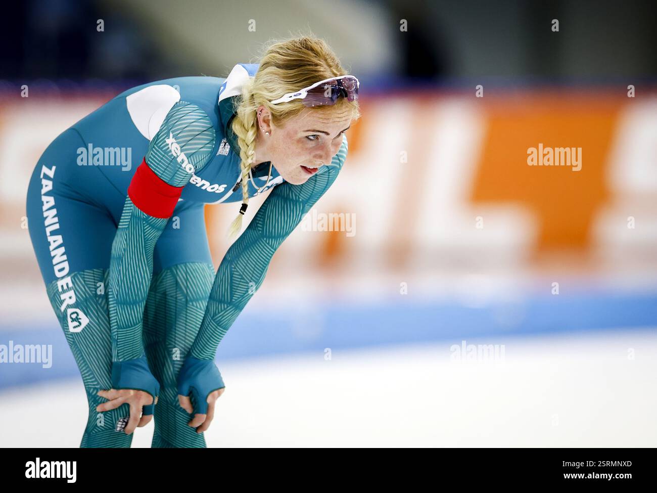 HEERENVEEN - Marijke Groenewoud in action on the women's 5,000 meters ...