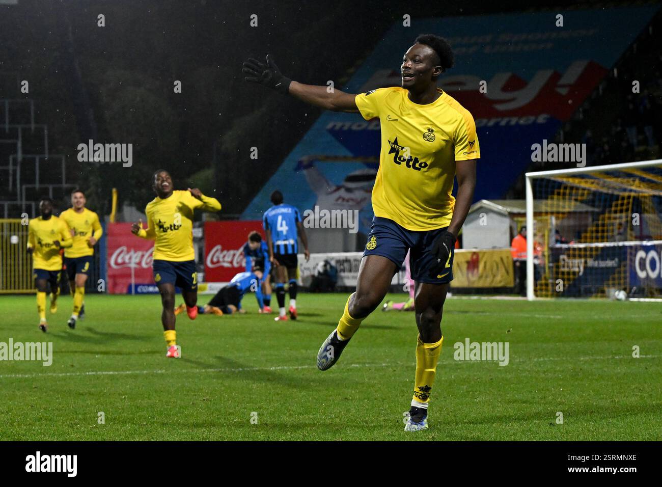 Promise David (12) of Union celebrates after scoring the 2-0 goal ...