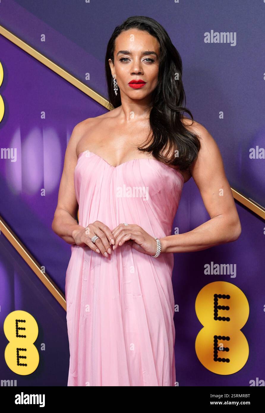 Hannah John-Kamen attending the 78th British Academy Film Awards, at ...