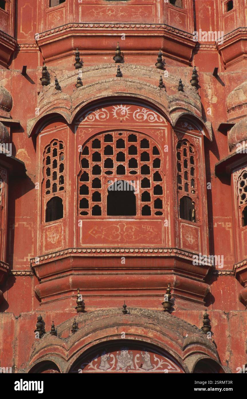 Window of Hawa Mahal, Jaipur, Rajasthan, India, Asia Stock Photo - Alamy